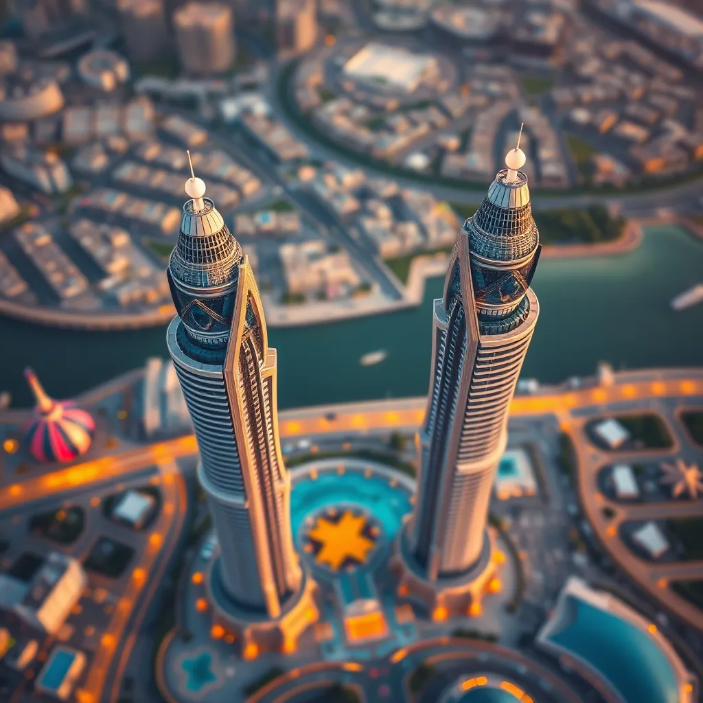 Exploring the Bin Shabib Twin Towers in Dubai